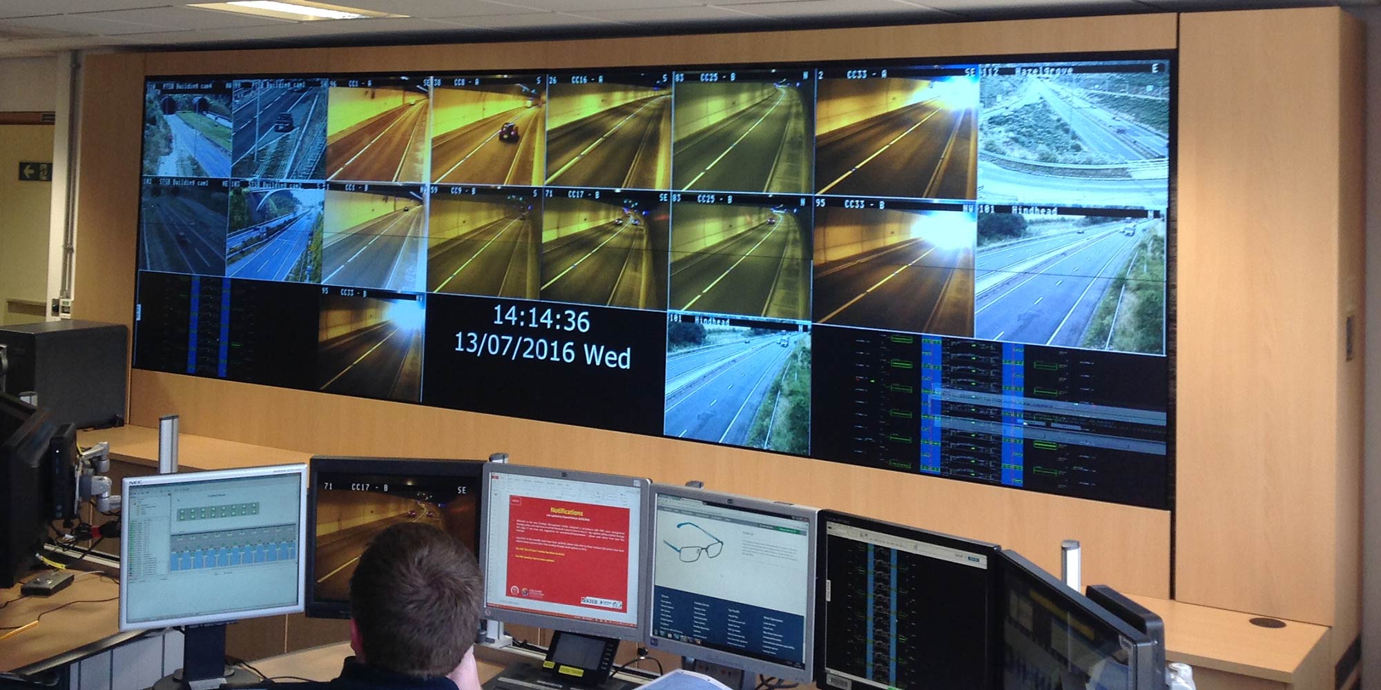 Visual Display Solutions | Highways England Control Centre