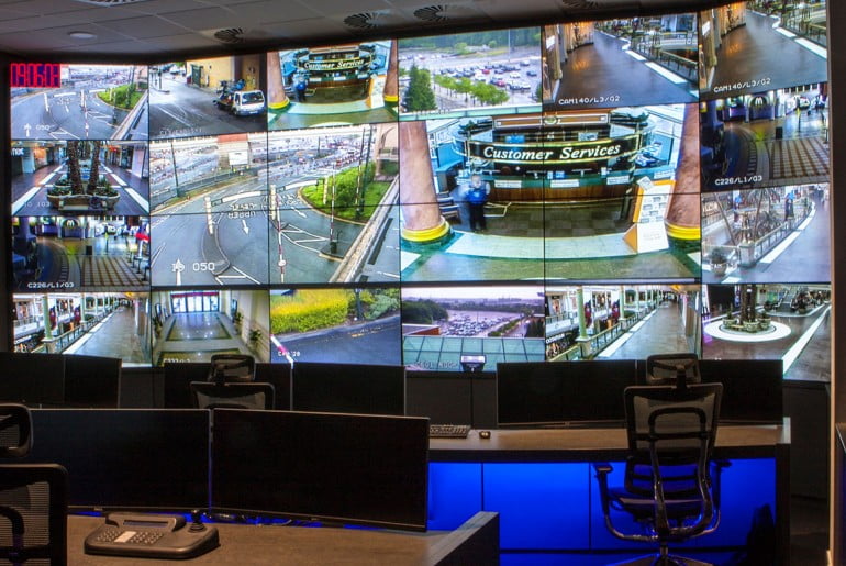 Visual Display Solutions | Trafford Centre Security Room | UVS